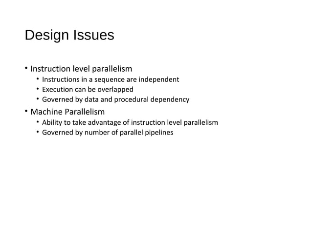 Instruction Level Parallelism and Superscalar Processors | PPT