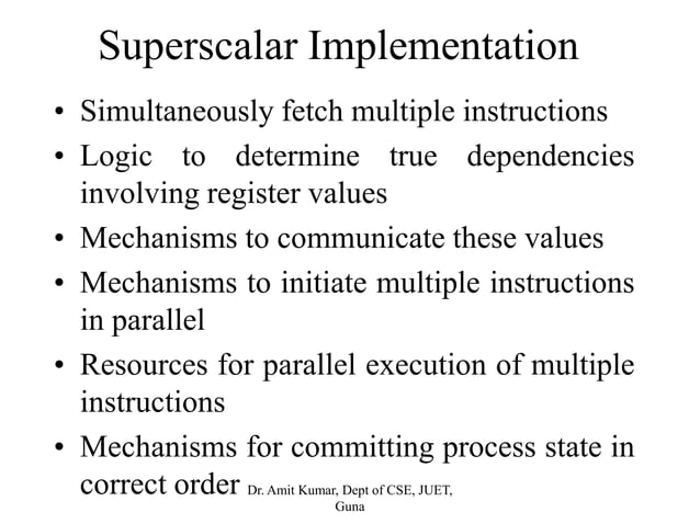 Superscalar and VLIW architectures | PDF | Programming Languages | Computing