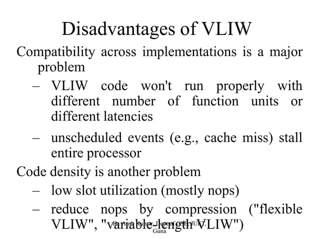 Superscalar and VLIW architectures | PDF | Programming Languages | Computing