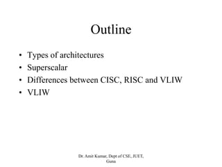 Superscalar and VLIW architectures | PDF