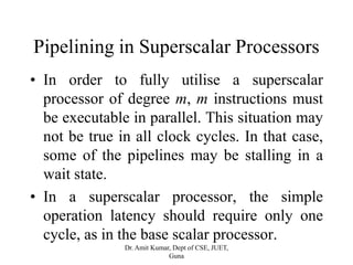Superscalar and VLIW architectures | PDF