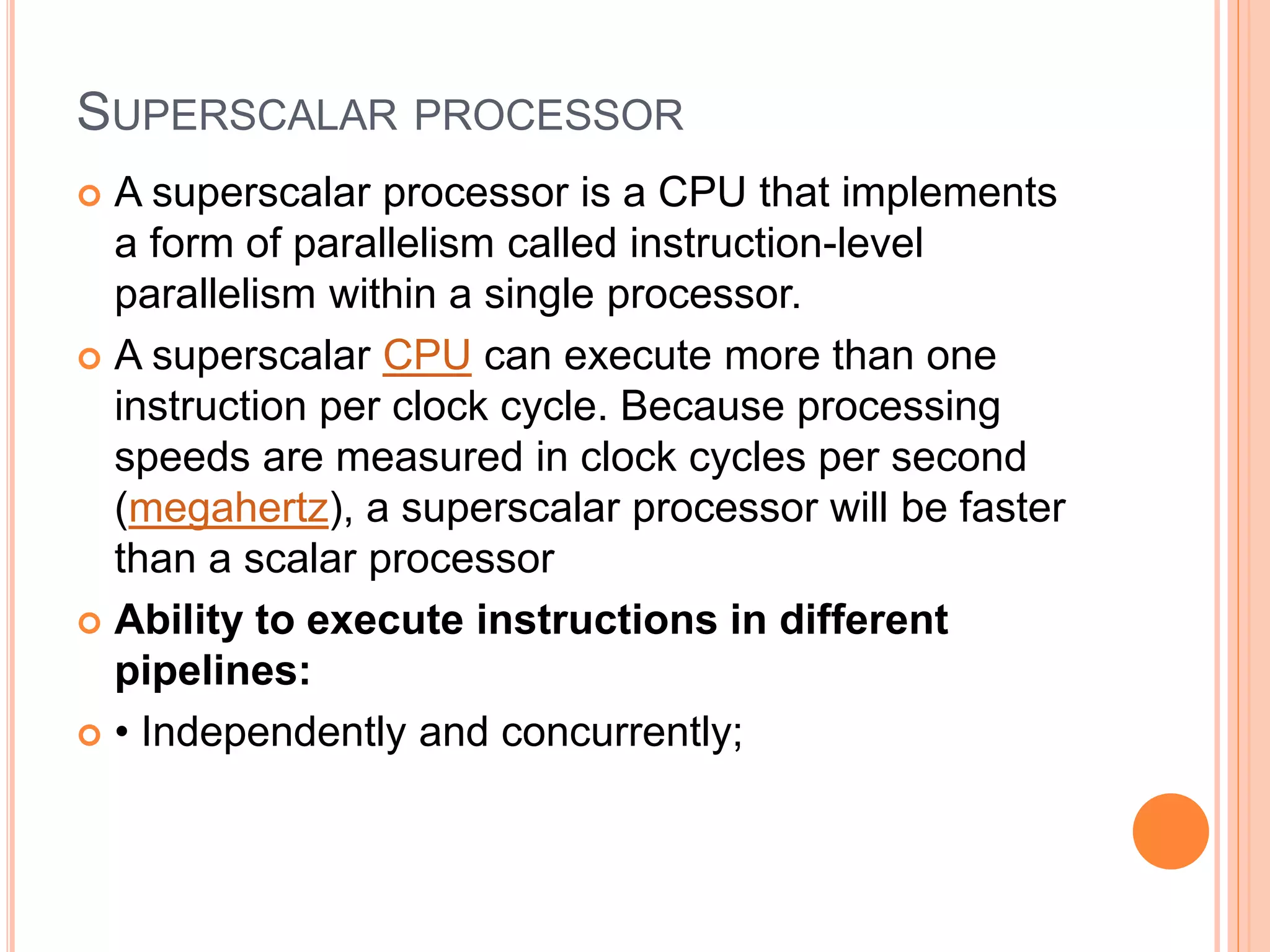 Superscalar processor | PPTX