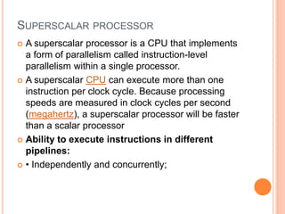 Superscalar processor | PPTX