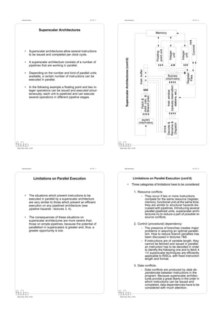 Superscalar processors | PDF