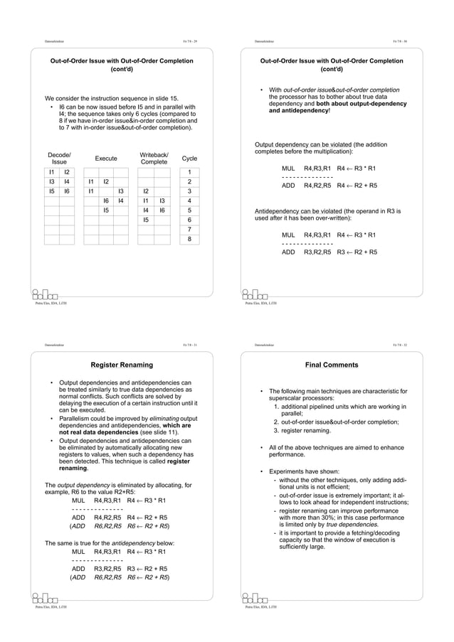 Superscalar processors | PDF | Programming Languages | Computing