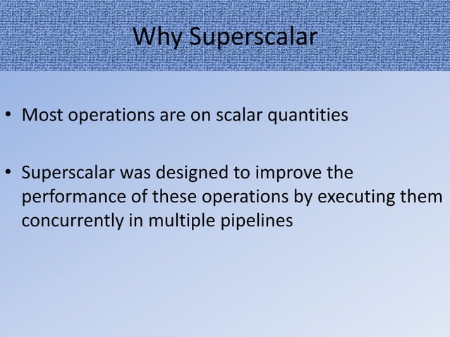 Superscalar & superpipeline processor | PPTX