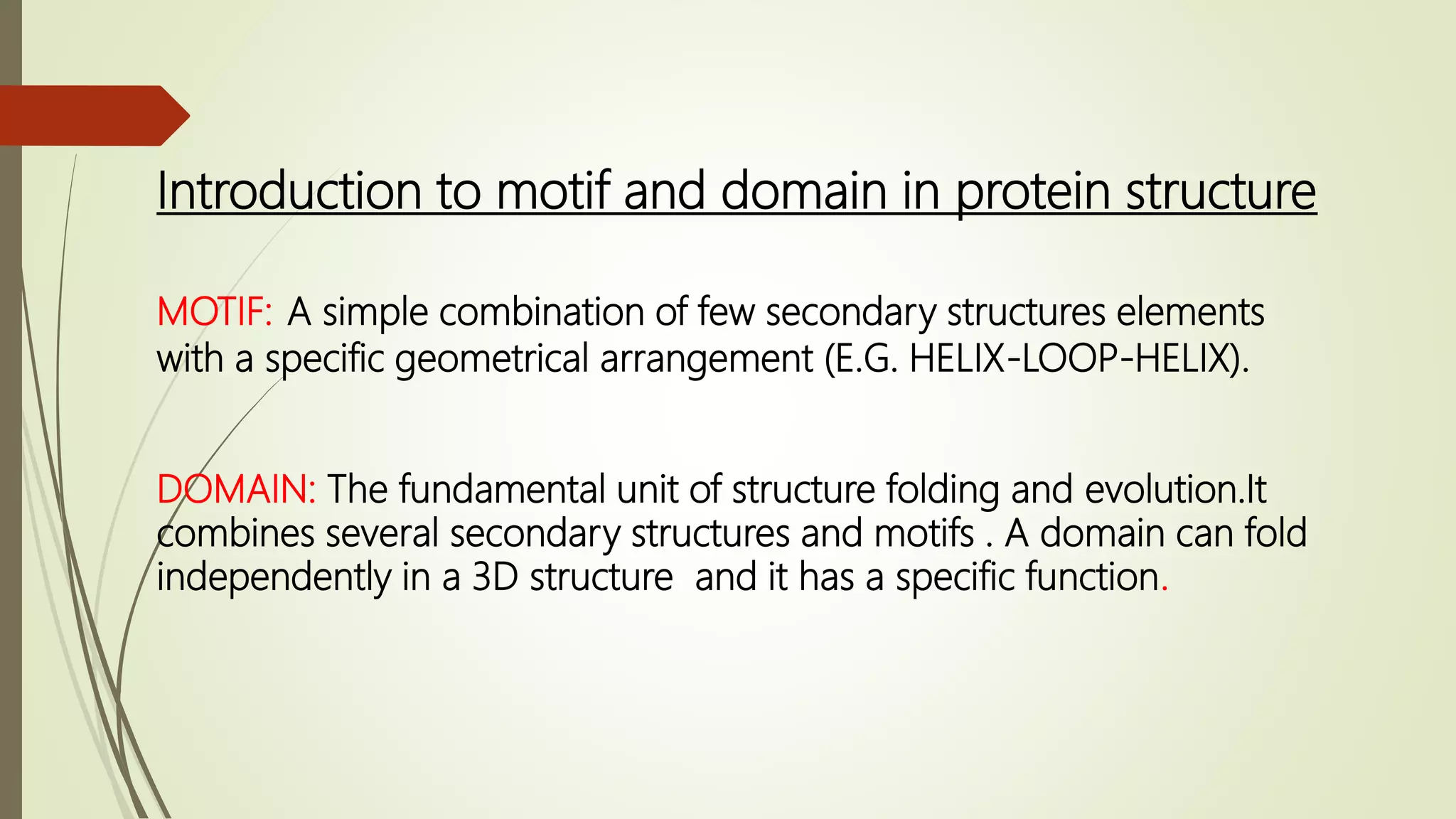 Super secondary structure of protein | PPTX