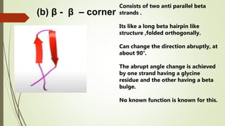 Super secondary structure of protein | PPTX