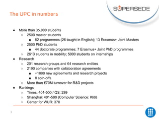 Universitat Politècnica de Catalunya in the SUPERSEDE project | PDF