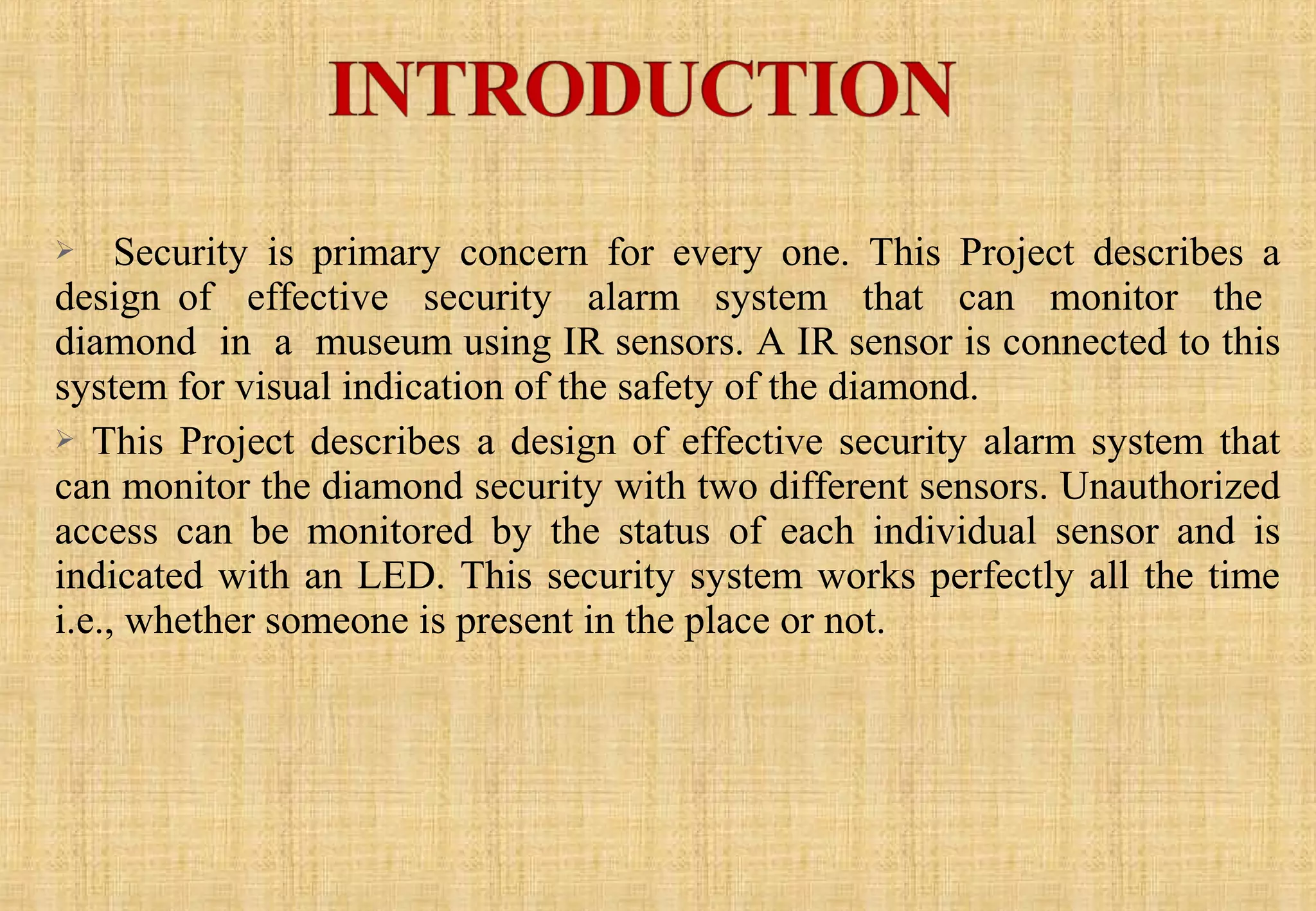 Super sensitive industrial security system ppt | PPT