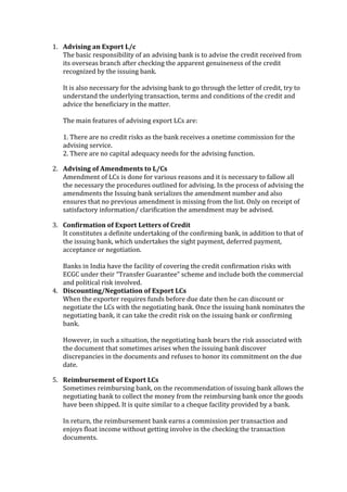 Export Procedure And documentation | DOCX | Logistics | Business