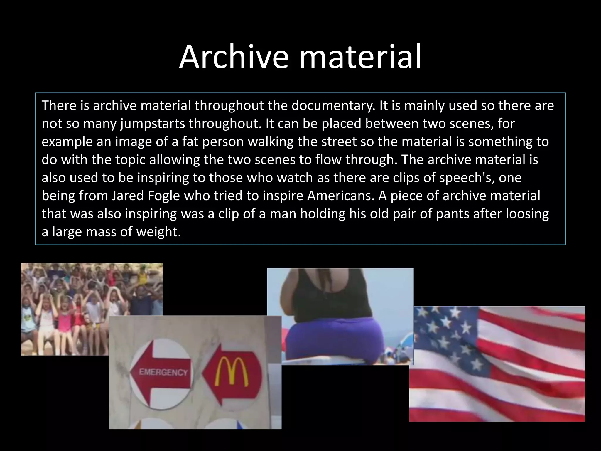 Supersize me documentary analysis | PPTX