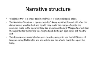 Supersize me analysis | PPTX