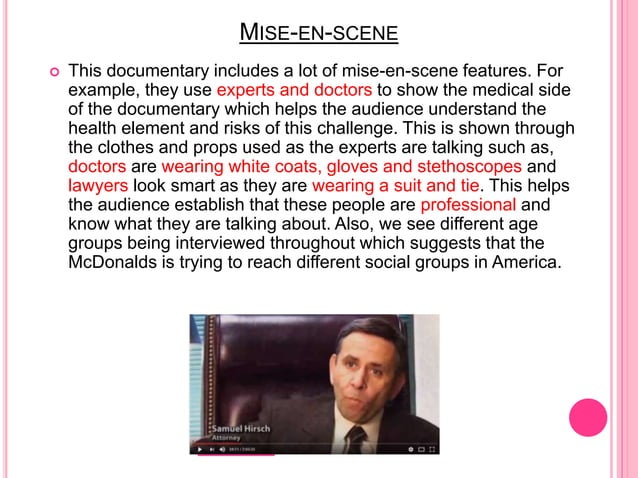 Supersize me analysis finished | PPT