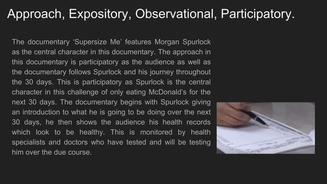 Supersize me documentary | PPT
