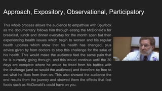 Supersize me documentary | PPT