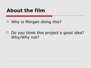 Supersize Me! (post film discussion) | PPT