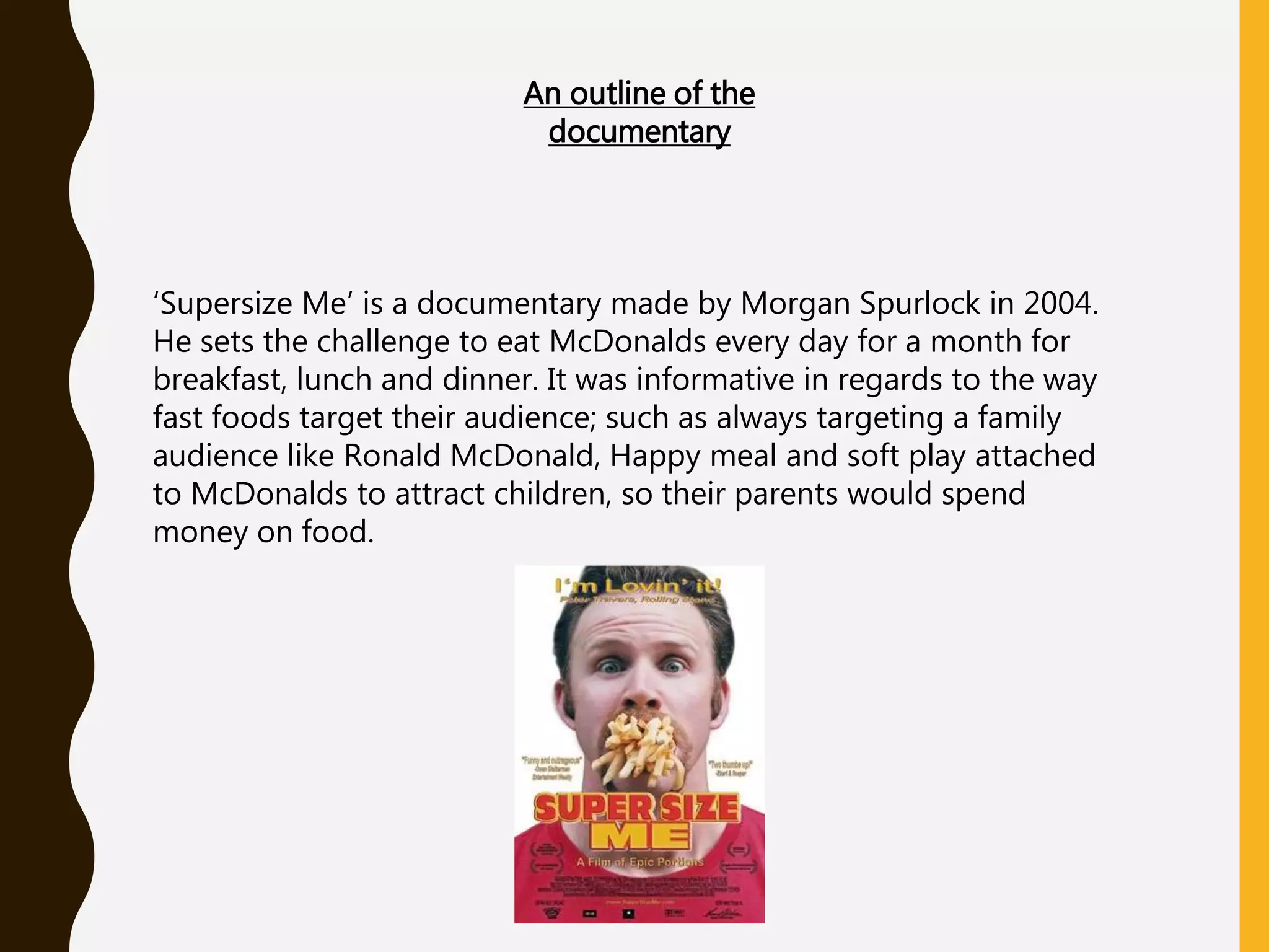Super size me presentation | PPTX