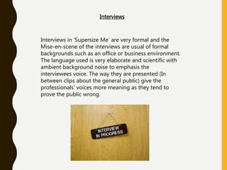 Super size me presentation | PPTX