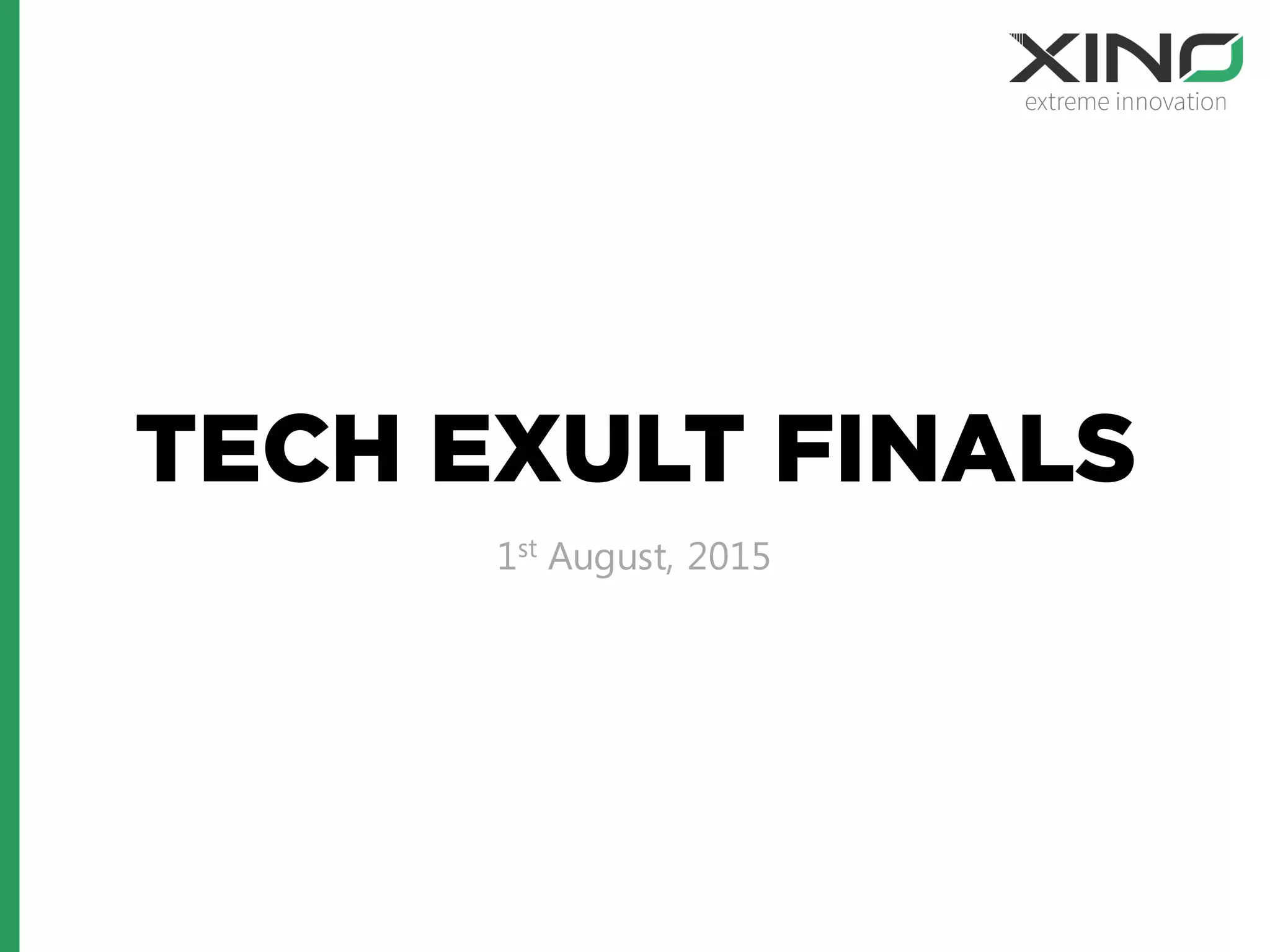 Tech Exult Finals - XINO 2015 | PDF