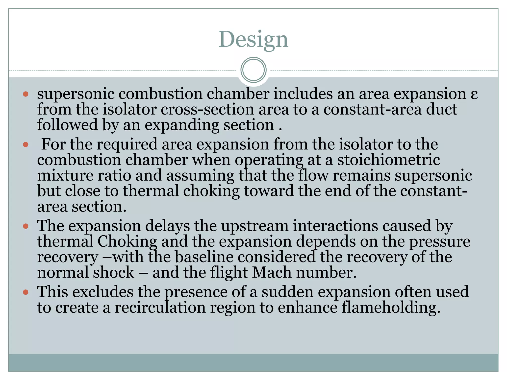 Supersonic combustion | PDF