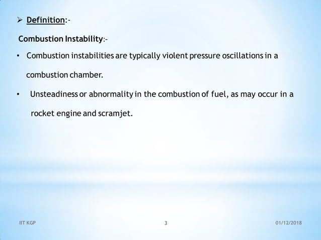 Supersonic Combustion Instability | PPT