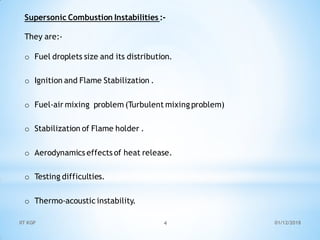 Supersonic Combustion Instability | PPT