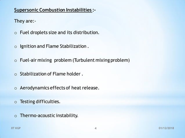 Supersonic Combustion Instability | PPT