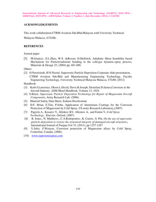 Supersonic particle deposition as potential corrosion | PDF