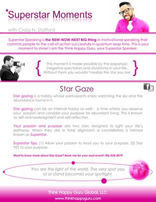 Superstar Moments: Star Gaze | PDF