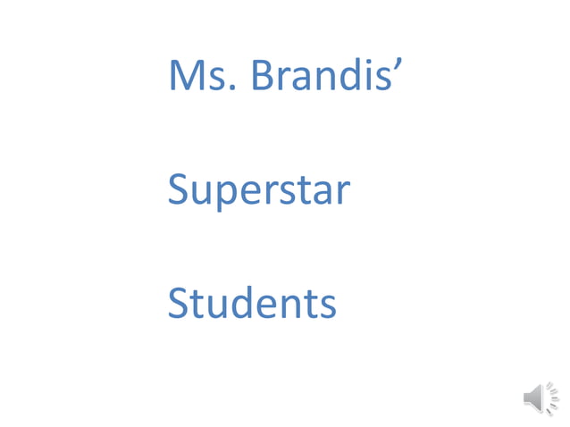 Superstar students | PPT