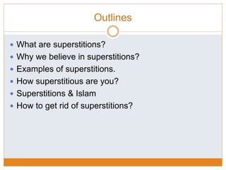 Superstition | PPTX