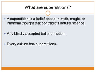 Superstition | PPT