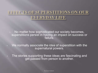 Superstitions | PPT