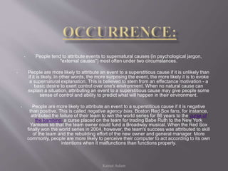 Superstitions | PPT