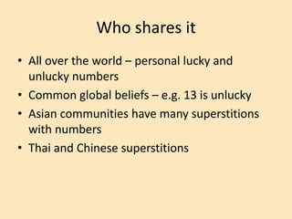 Superstitions | PPTX