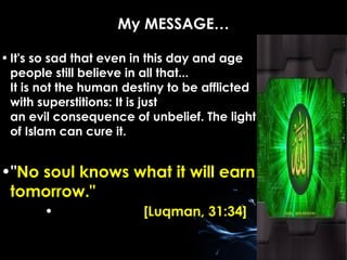 Superstitions | PPT | Islam | Religion & Spirituality