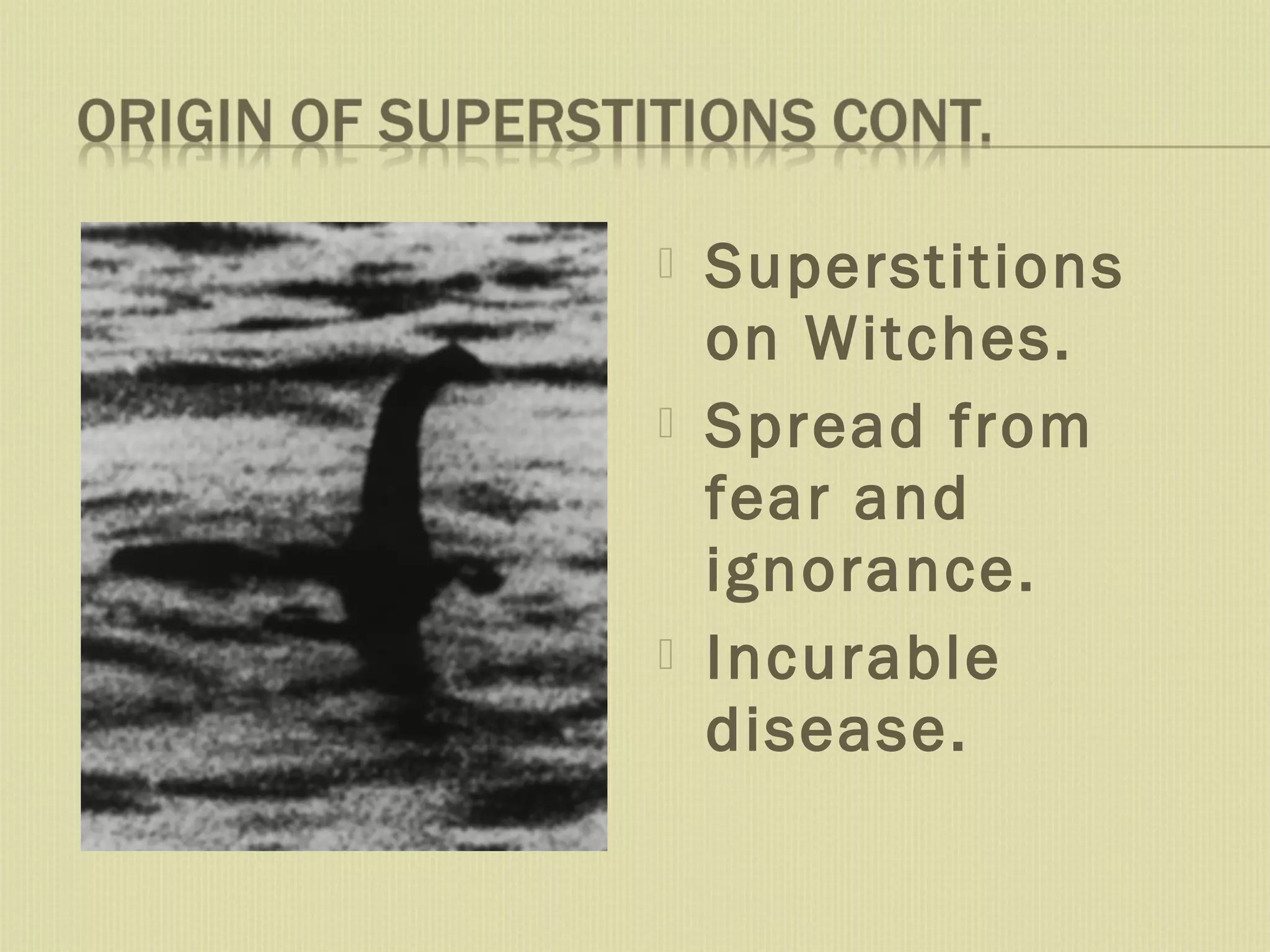 Superstitions | PPT