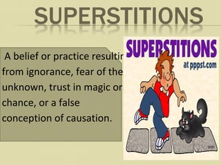 Superstitions | PPT