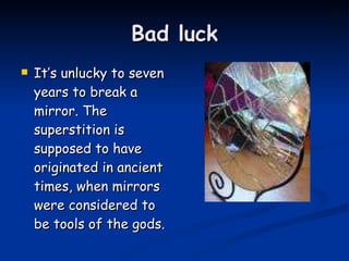 Superstitions in the UK | PPT