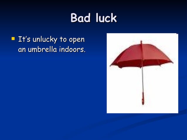 Superstitions in the UK | PPT