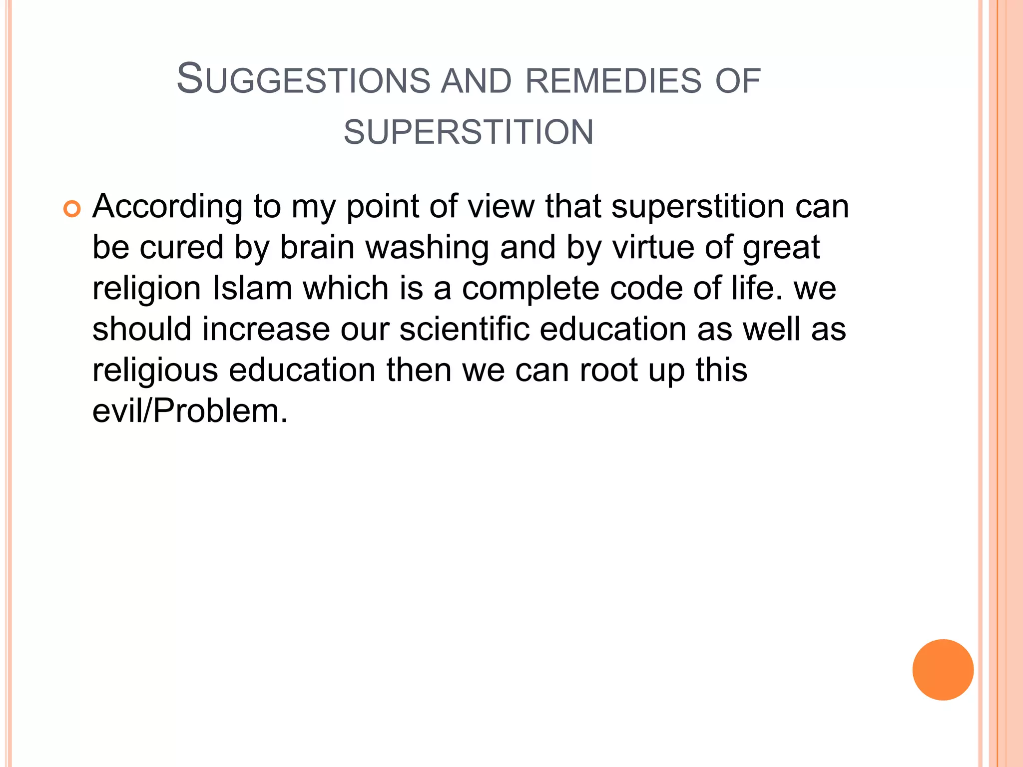 Superstitions | PPTX