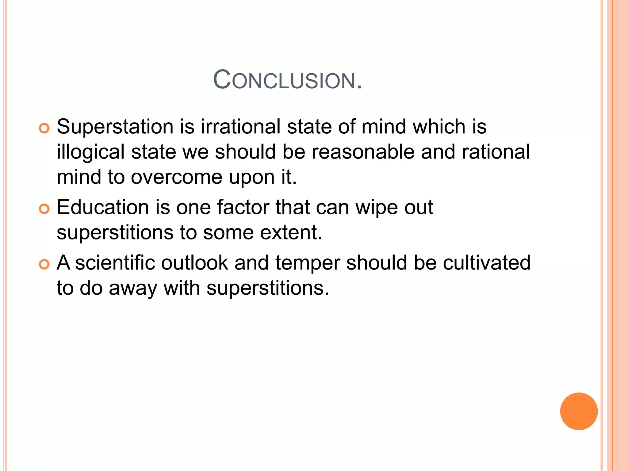 Superstitions | PPTX