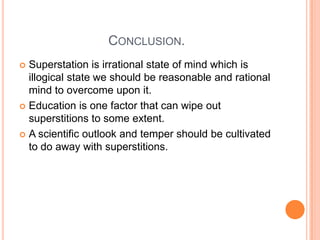 Superstitions | PPTX