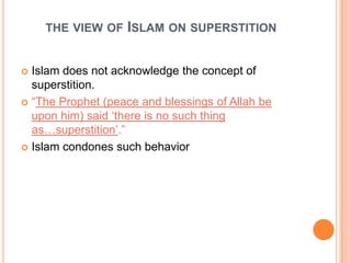 Superstitions | PPTX