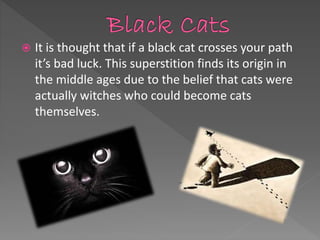 Superstitions around the world | PPTX