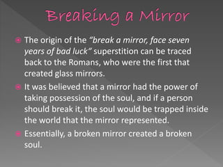 Superstitions around the world | PPTX