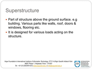 Superstructure and it's various components | PPTX | Civil Engineering ...