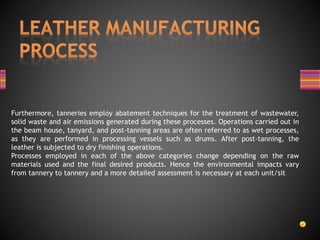 Super tannery | PPT