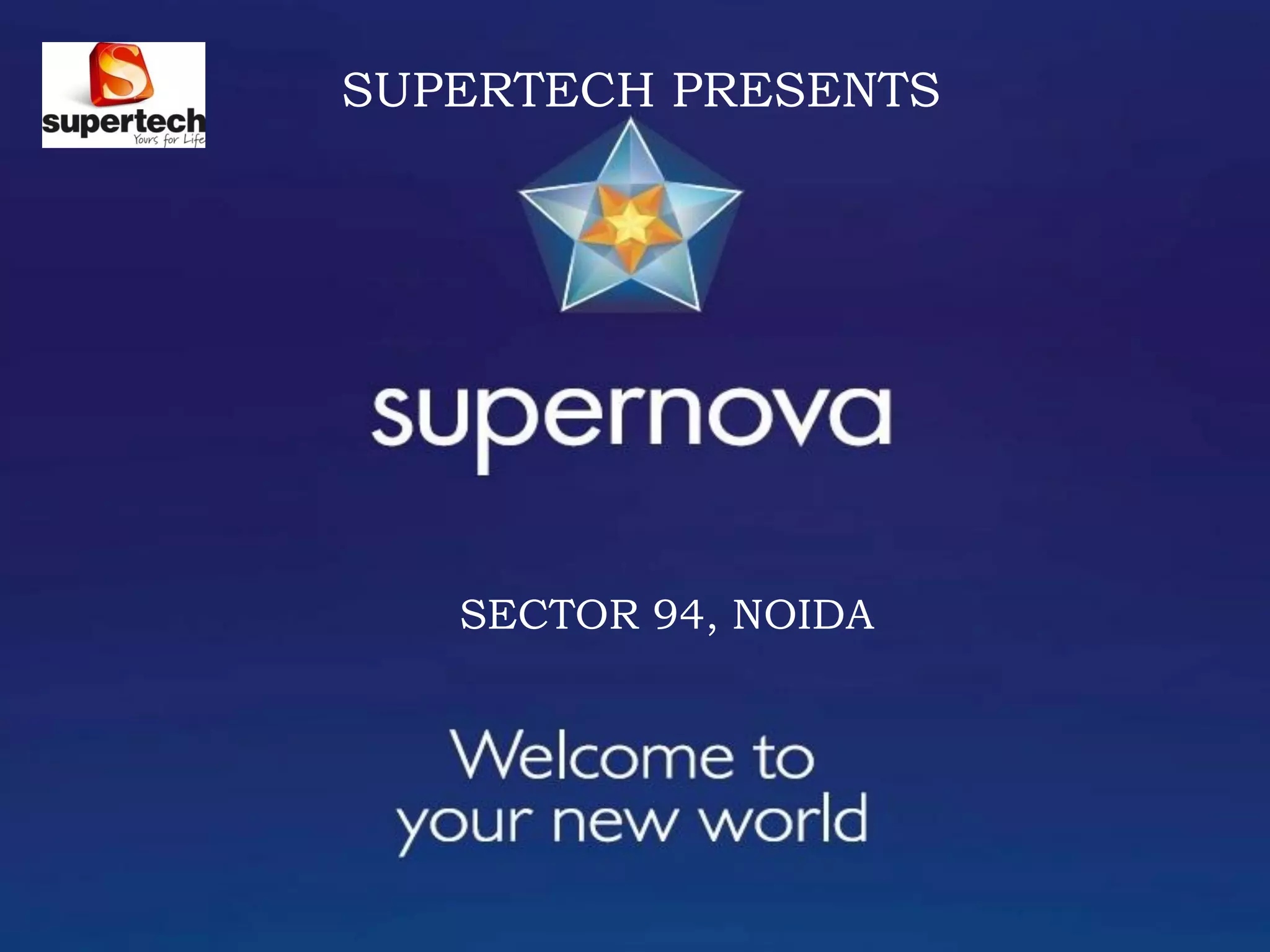 Supertech supernova Studio Apartments Noida || 9811822426 | PPT